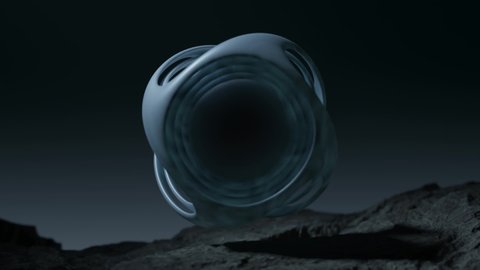 Loop 3d Animation Abstract Sphere Moving Stock Footage Video (100% ...
