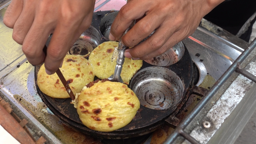 Process Making Traditional Indonesian Baked Mud Stock Footage Video ...