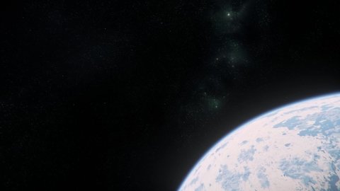 3d Animation View Space Planet Earth Stock Footage Video (100% Royalty ...