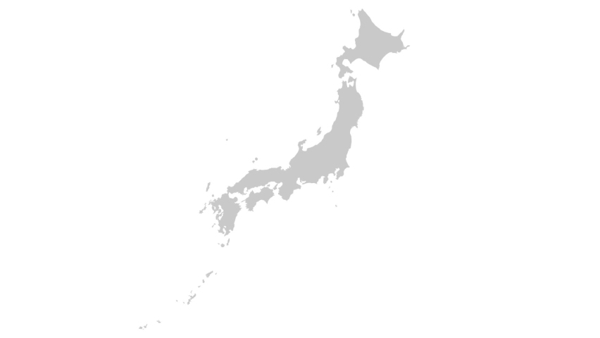 Simple japan map Stock Video Footage - 4K and HD Video Clips | Shutterstock