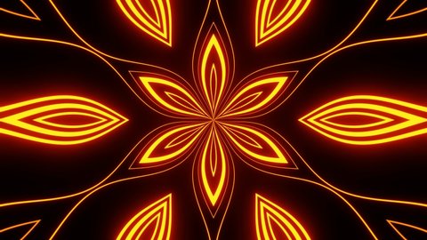 Bright Dynamic Screensavers Changing Geometric Shapes Stock Footage ...