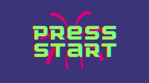 Text Message Screen Press Start Animation Stock Footage Video (100% ...
