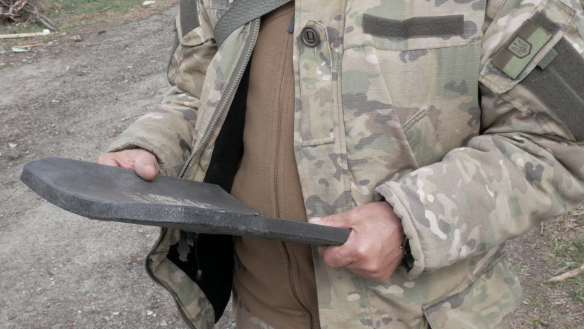 Kevlar Plate Armored Vest Stock Footage Video (100% Royalty-free ...