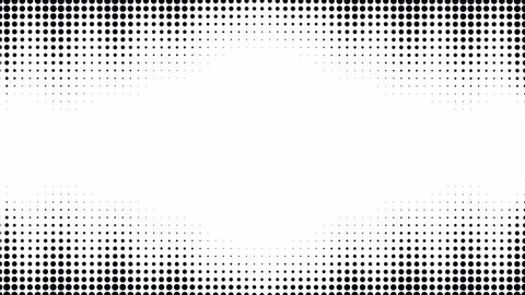 Halftone Abstract Animation On Transparent Background Stock Footage ...