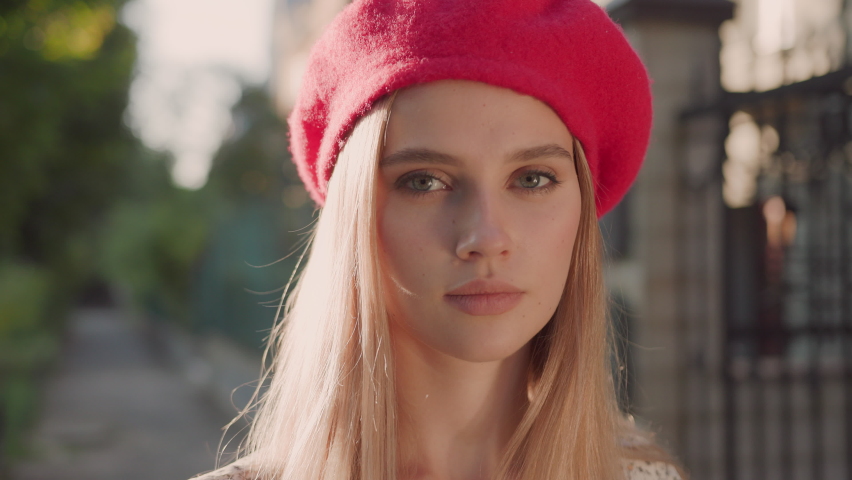 1,603 Girl with beret Stock Video Footage - 4K and HD Video Clips ...
