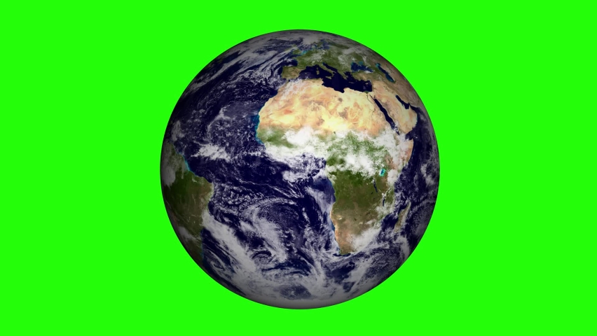 earth globe on green screen Stock Footage Video (100% Royalty-free ...