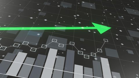 Stock Market Animated Graphic Stock Price Stock Footage Video (100% ...