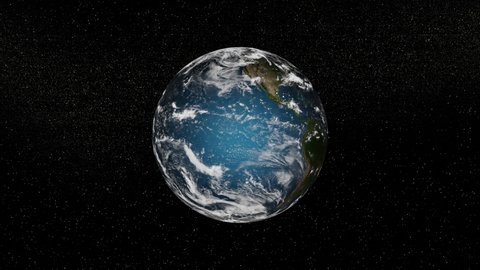 Moon Rotating Around Earth Simulation Moons Stock Footage Video (100% ...