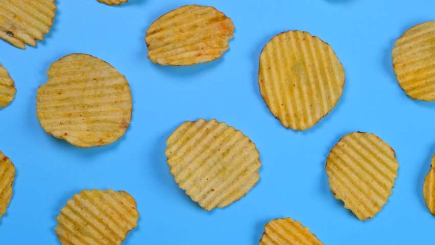 21 Ruffle potato chips Stock Video Footage - 4K and HD Video Clips ...