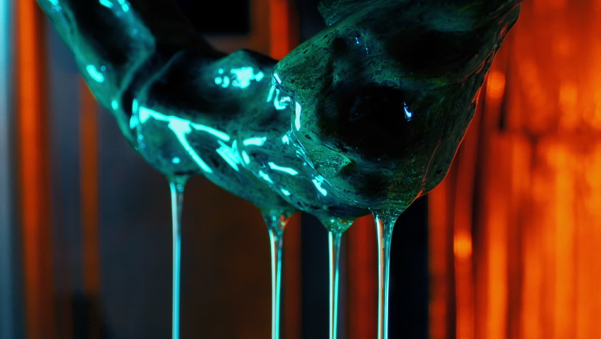 Slimy Alien Creature On Board Spaceship Stock Footage Video (100% ...