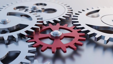 Industrial Video Background Gears 3d Animation Stock Footage Video (100 ...