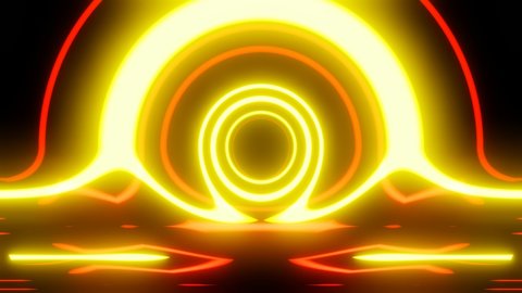 Bright Dynamic Screensavers Changing Geometric Shapes Stock Footage ...