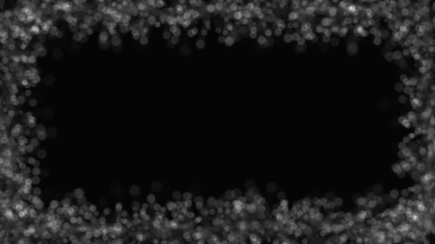 Frame Edging Decoration Particle Animation Motion Stock Footage Video ...
