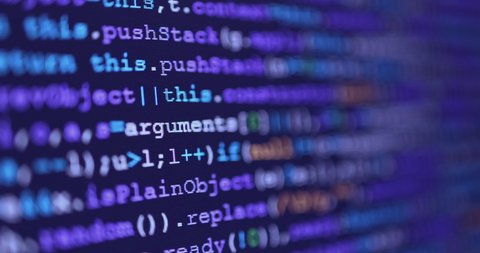 4k Close Shot Programming Tag Coding Stock Footage Video (100% Royalty ...