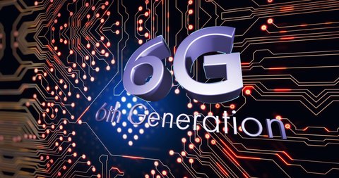 Animation 6g Text Scope Scanning Data Stock Footage Video (100% Royalty-free) 1069970470 ...