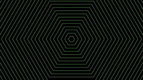 Green Colour Rectangle Loop Black Background Stock Footage Video (100% ...