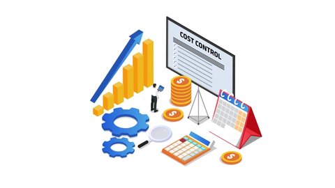 Businessman Animation Looking Cost Control List Stock Footage Video ...