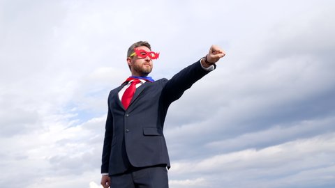 Leader Aspirations Male Courage Successful Man Stock Footage Video (100 ...