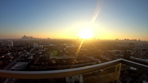 Epic Timelapse Houston Skyline Hightower Building Stock Footage Video ...