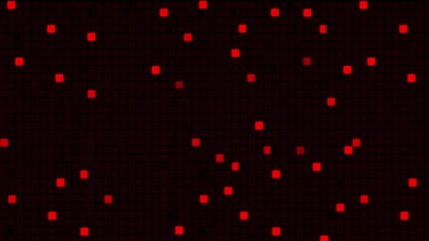 Red Abstract Glowing Boxes 4k Animation Stock Footage Video (100% ...