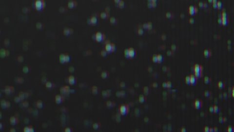 Old Vintage Television Screen Closeup Retro Stock Footage Video (100% ...