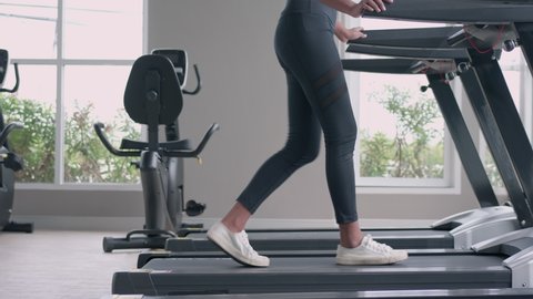 Close Side View Legs Girl Running Stock Footage Video (100% Royalty ...