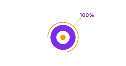 100 Circle Diagrams Infographics Animation Design Stock Footage Video ...