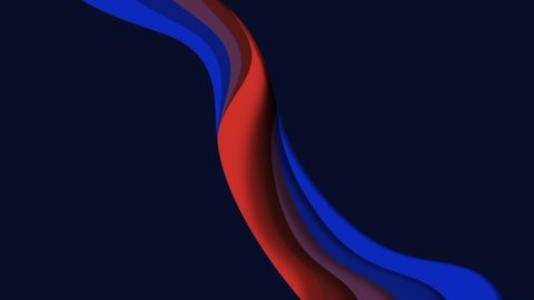 Dark Blue Red Trendy Flow Layers Stock Footage Video (100% Royalty-free ...