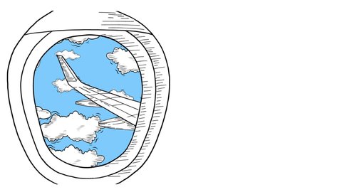 104 Airplane window drawing Stock Video Footage - 4K and HD Video Clips ...