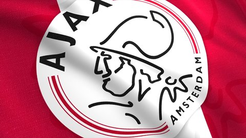 Ajax Emblemmotiona Bright Symbol On Canvas Stock Footage Video (100% ...