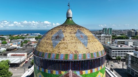Downtown Manaus Brazil Capital City Amazonas Stock Footage Video (100% ...