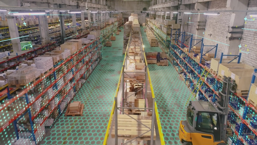 Visualization Modern Warehouse Visualization Artificial Intelligence ...