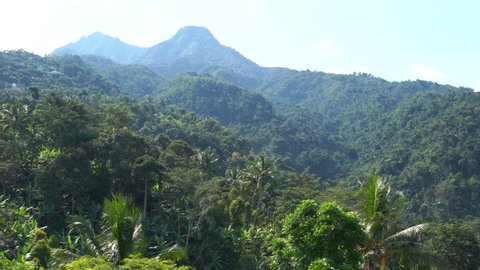 Mount Muria Gunung Muria Dormant Volcano Stock Footage Video (100% ...