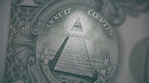Us Dollar All Seeing Eye Animation Stock Footage Video (100% Royalty ...
