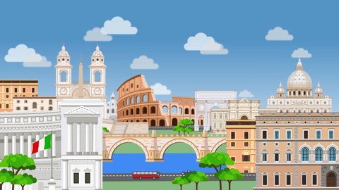 601 Cartoon rome Stock Video Footage - 4K and HD Video Clips | Shutterstock