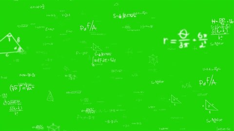 Camera Flies Through White Math Formulas Stock Footage Video (100% Royalty-free) 1042505809 ...