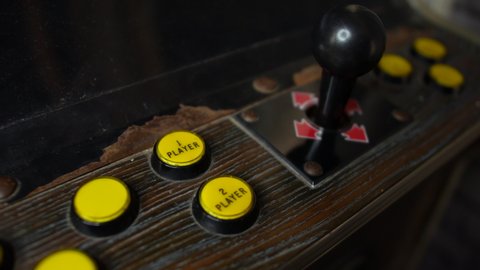 Man Presses Player One Button On Stock Footage Video (100% Royalty-free ...