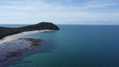 Where Rain Forest Meets Ocean the Stock Footage Video (100% Royalty ...