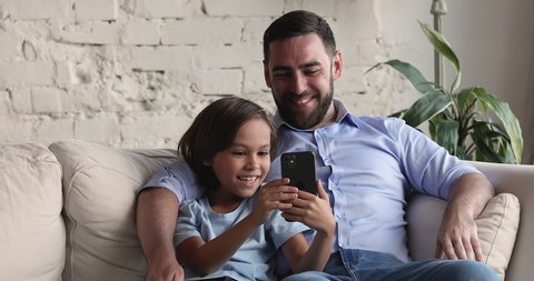 Happy Dad Cheerful Gen Z Son Stock Footage Video (100% Royalty-free ...