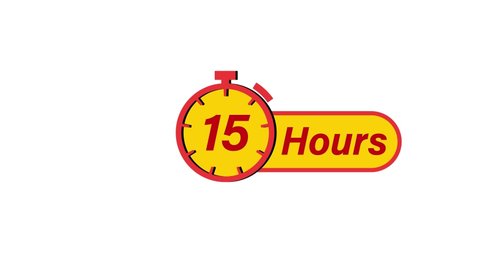 15 Hours Timers Clocks Timer 15 Stock Footage Video (100% Royalty-free ...