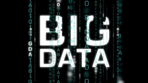 Big Data Matrix 2d Animation Stock Footage Video (100% Royalty-free ...