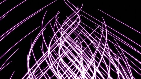 Energy Threads Twist Flow Design Living Stock Footage Video (100% ...