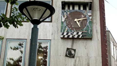 Street Art Clock Design Germany Stock Footage Video (100% Royalty-free ...