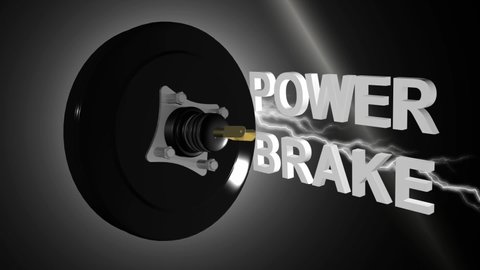 Brake Booster 3d Animation Lightening Stock Footage Video (100% Royalty ...