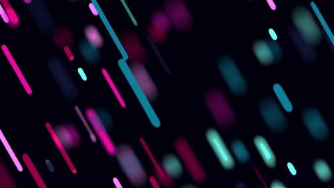 Seamless Loop 2d Animation Glowing Horizontal Stock Footage Video (100% ...