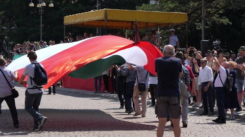 Belluno Italy 06192022 Parata Degli Alpini Stock Footage Video (100% ...