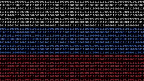 Binary Code Background Russian Flag Stock Footage Video (100% Royalty ...