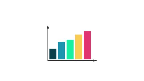 Infographics Animation Graph Pie Chart Histogram Stock Footage Video ...