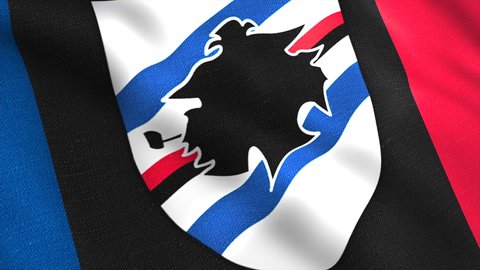 Flag Italian Football Club Motion Logo Stock Footage Video (100% ...