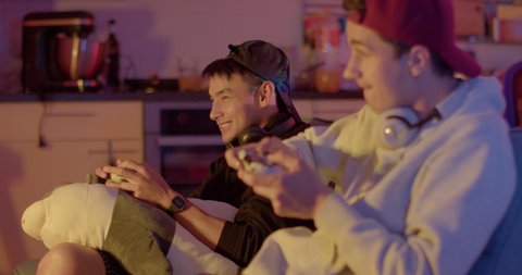 Expression Emotions On Face Video Game Stock Footage Video (100% ...